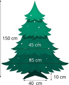 Vánoční stromek Borovice diamantová 150 cm