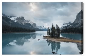 Obraz Jezero Maligne, Kanada Nedostatek Nedostatek Přírodní plátno 100x70