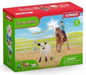 Set figurek a příslušenství schleich týmová zábava s lasy pro kovbojky 42577