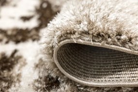 Koberec Shaggy Puffy P149 béžový / hnědý