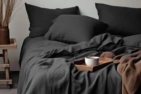 Mušelínové povlečení Black Velikost: 140 x 200 + 70 x 90