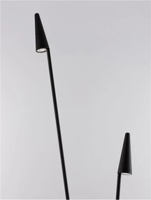 NV 9002870 Venkovní sloupkové svítidlo MABEL černý hliník a čiré sklo LED 17W 3000K 220-240V 36st. IP54 délka kabelu 35 cm - NOVA LUCE