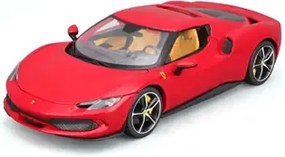 Bburago RACE+PLAY Ferrari 296 GTB červená / 1:18 / od 3 let