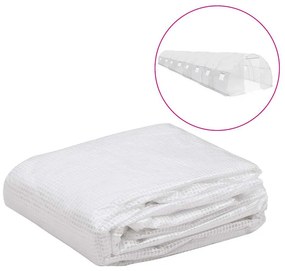 Náhradní plachta na skleník (36 m²) 3 x 12 x 2 m průhledná 316439