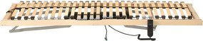 Elektrický lamelový rošt postele s 28 lamelami 7 zón 80x200 cm 321823