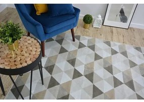 koberec NOBIS 84166 krémový Trojúhelníky velikost 160x230 cm | krásné koberce cz