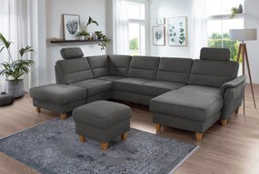 XXXLutz SEDACÍ SOUPRAVA, textil, šedá Sit & More - Sedací soupravy - 00014401972F