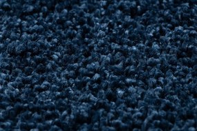 Dywany Łuszczów, Kusový koberec Berber 9000 navy kruh, 120x120 (průměr) kruh, modrá, obývací pokoj