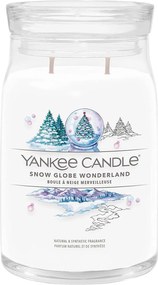 Yankee Candle vonná svíčka Signature ve skle velká Snow Globe Wonderland 567g