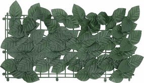 Balkónová zástěna s tmavě zelenými listy 300 x 100 cm 315487