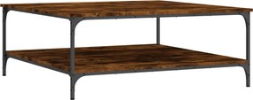 vidaXL Konferenční stolek 100x100x40 cm kompozitní dřevo [832845] Barva: kouřový dub