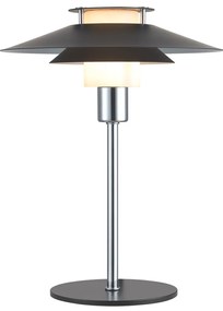 Halo Design 990730 stolní lampa Rivoli, černá/chrom, 30cm