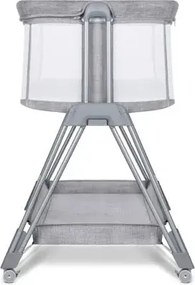LIONELO Postýlka Luna 2v1 Grey Concrete