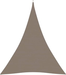 vidaXL Stínící plachta oxfordská látka trojúhelníková 5x6x6 m [135621] Barva: Béžová