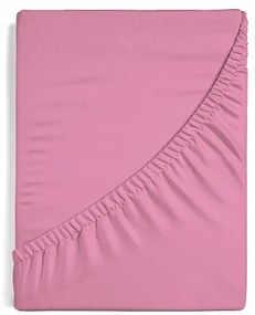 Matějovský napínací prostěradlo jersey Světle růžové na matraci: 160 x 200 cm