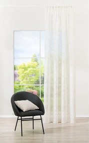 Béžová záclona 140x260 cm Baroque – Mendola Fabrics