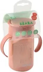 Beaba Hrnek trénovací 360° Pink 340 ml 12m+