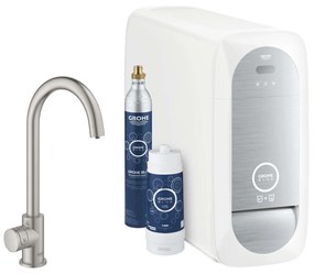 Grohe Blue Home - Dřezový ventil Mono Connected, s chladícím zařízením a filtrací, supersteel 31498DC1