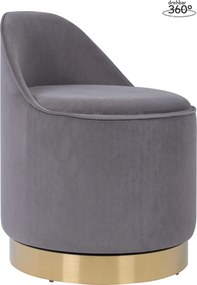 XXXLutz OTOČNÝ TABURET, textil, 52/68 cm MID.YOU - Taburety - 005937039204