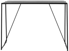 Černý lakovaný pracovní stůl Tenzo Work I 100 x 55 cm