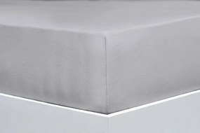 Florella Prostěradlo Avance Jersey Elastan Silber, 140-160x200-220 cm