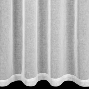 KRÁTKÁ ZÁCLONA NA POUTKÁCH ALEXANDRU 150X30 CM BÍLÁ