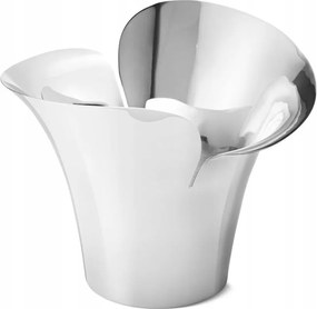 Georg Jensen Bloom Botanica Ocelový Květináč na květiny 19 cm Leštěný