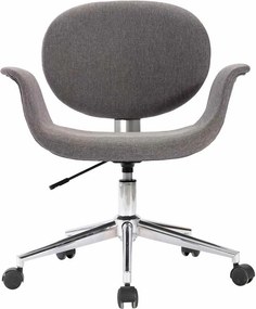 Otočná kancelářská židle šedá textil 3054828