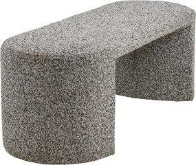 Šedá lavice z textilie bouclé Westport – House Nordic