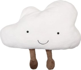 Bílý dekorativní polštář ve tvaru obláčku Cloud - 60*30*10 cm