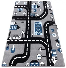 Dywany Luszczow Kusový koberec PETIT MĚSTO, ULICE, šedý Rozměr koberce: 120 x 170 cm