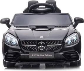LEAN CARS Elektrické autíčko Mercedes SLC 300 LED MP3 černé