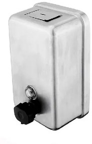 Nimco - Nástěnný zásobník tekutého mýdla, 1100 ml, broušená nerez HPM 8131-10