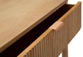 Designová konzola Jahzara 110 cm hnědá