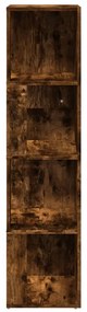 Rohová skříňka kouřový dub 33 x 33 x 132 cm kompozitní dřevo - Default Title