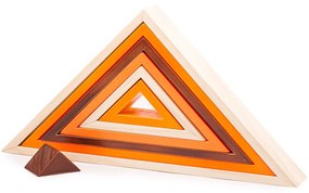 Bigjigs Toys Dřevěné skládací trojúhelníky