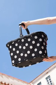 Nákupní košík Reisenthel Carrybag Frame Dots white