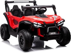 LEAN CARS Elektrické autíčko S618 červené 4x4