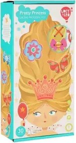 Lucy  Leo Princezna dřevěný šněrovací provlékací set / od 3 let