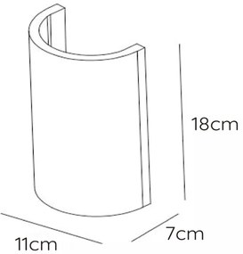 Lucide 35200/18/31 - Nástěnné svítidlo GIPSY 1xG9/40W/230V bílé