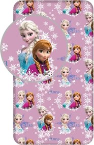 Jerry Fabrics Prostěradlo Frozen Duo Sisters 02 90x200x25 cm