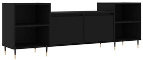 TV skříňka černá 160x35x55 cm kompozitní dřevo - Default Title