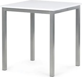 Jídelní stůl Autronic 70x70 cm Bílá Melamin GDT-201 WT