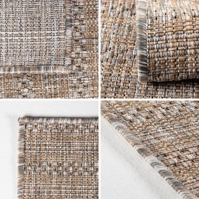 Ayyildiz, Kusový koberec Zagora 4513 Beige – na ven i na doma, 120x170, béžová, chodba / předsíň