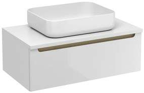 Koupelnová skříňka pod umyvadlo Naturel Stilla 80x30x45 cm bílá STILLAD08005DBI