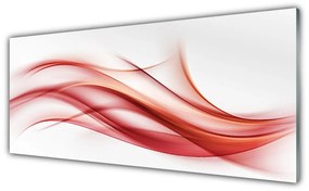 Plexisklo-obraz Červená Abstrakce Umění 125x50 cm