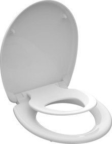 Schütte WC sedátko Duroplast Family White s pozvolným sklápěním a rychloupínáním