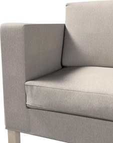 Potah na pohovku IKEA  Karlanda rozkládací, krátký barva béžová látka pletený vzor