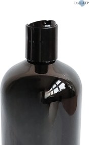 Dávkovač na mýdlo 500 ml černý s černým DISC TOP BELA