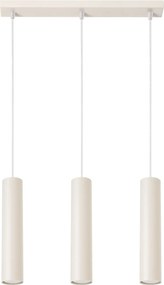 Sollux Lighting Závěsná lampa LAGOS 3L béžová